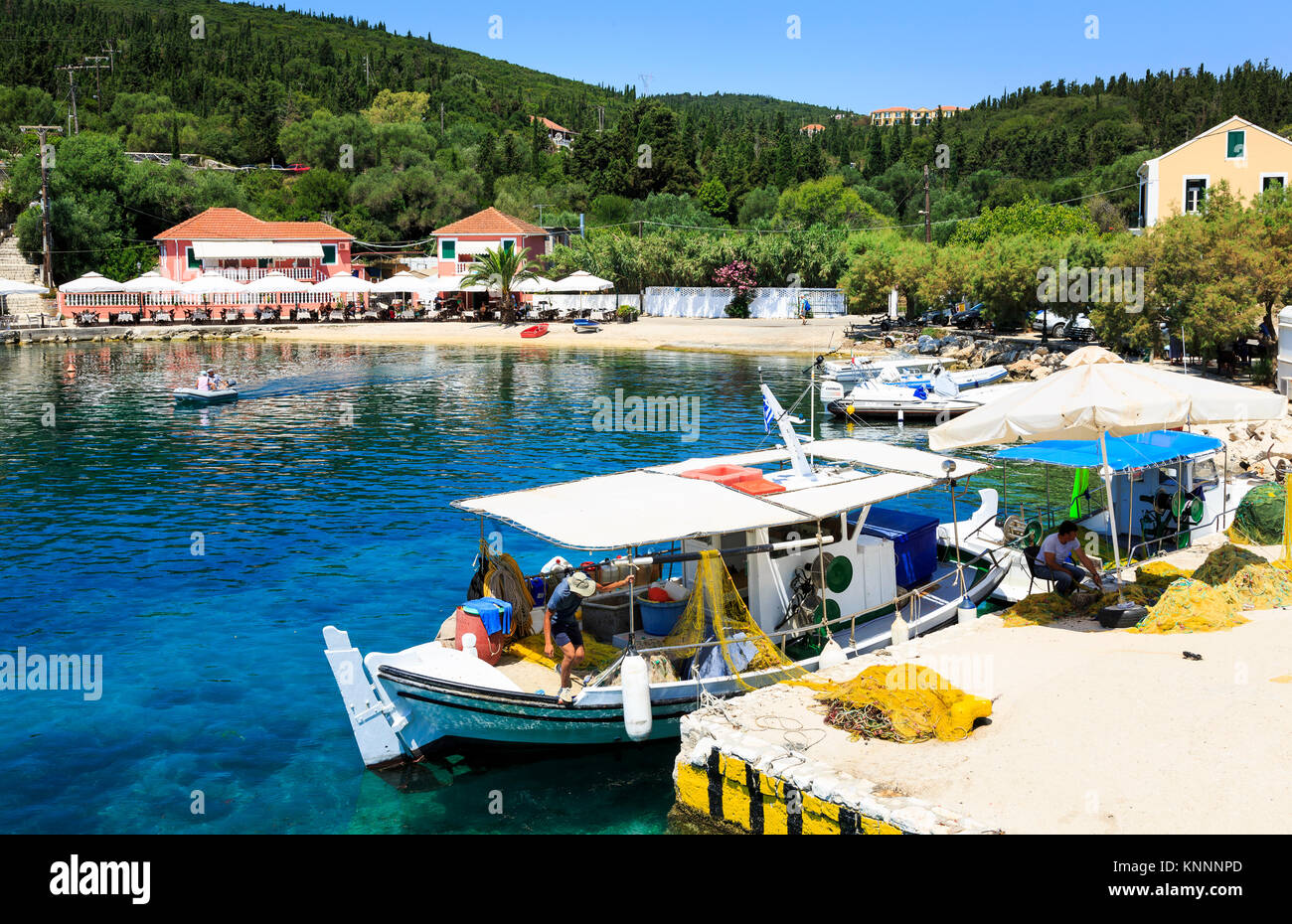 Fiskardo Harbour, Kefalonia, Greece Stock Photo - Alamy