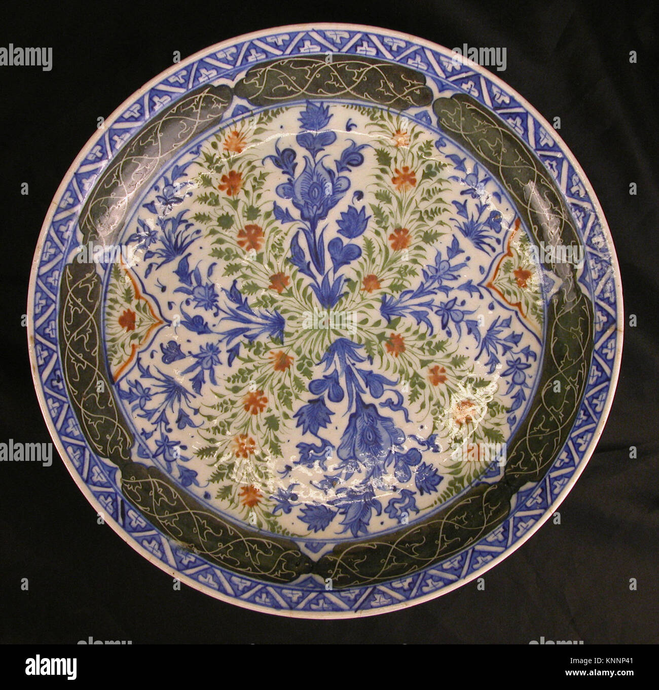 Dish with Floral Designs MET wb-91.1.92 444445 Stock Photo - Alamy