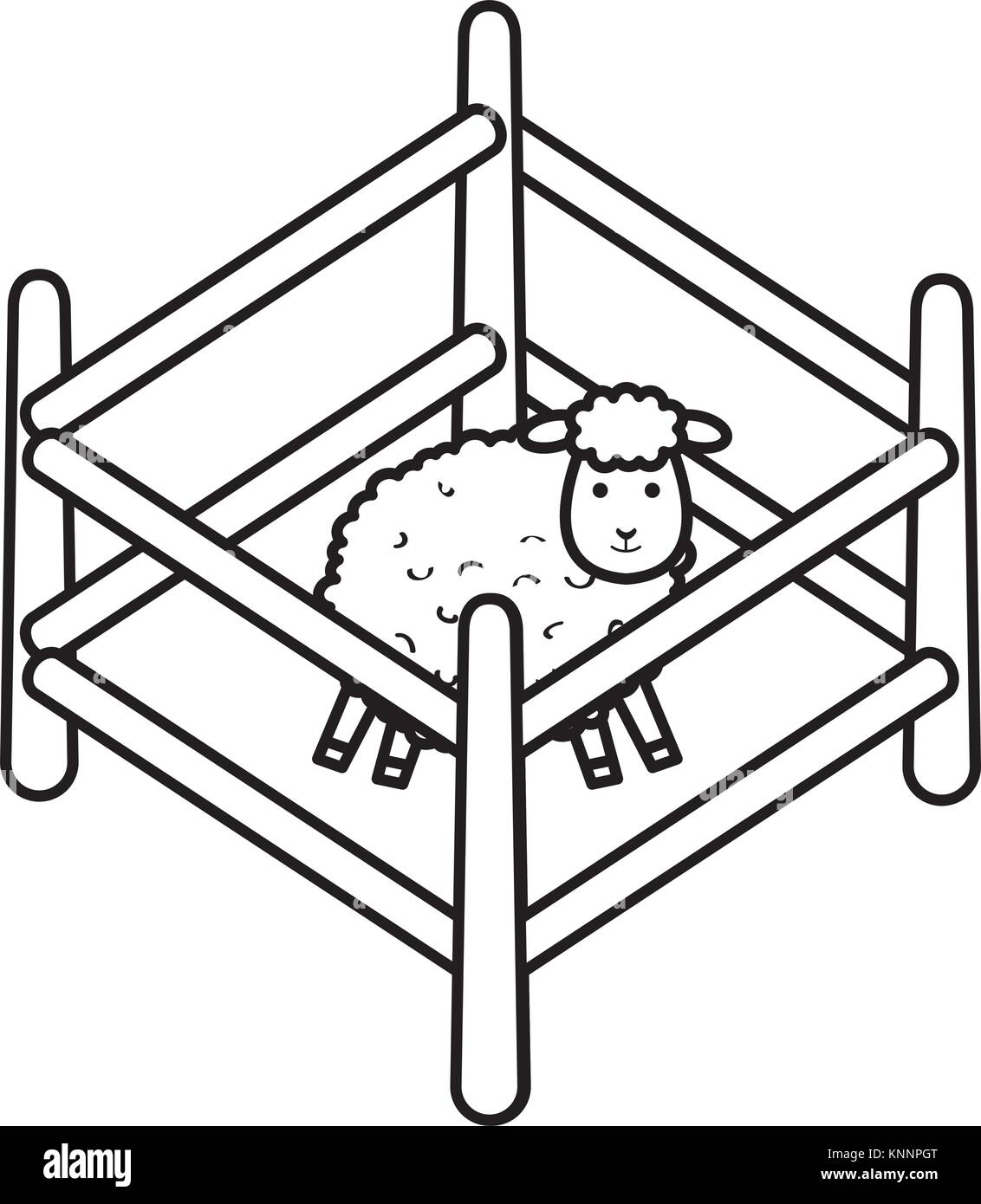 Sheep Pen Clipart