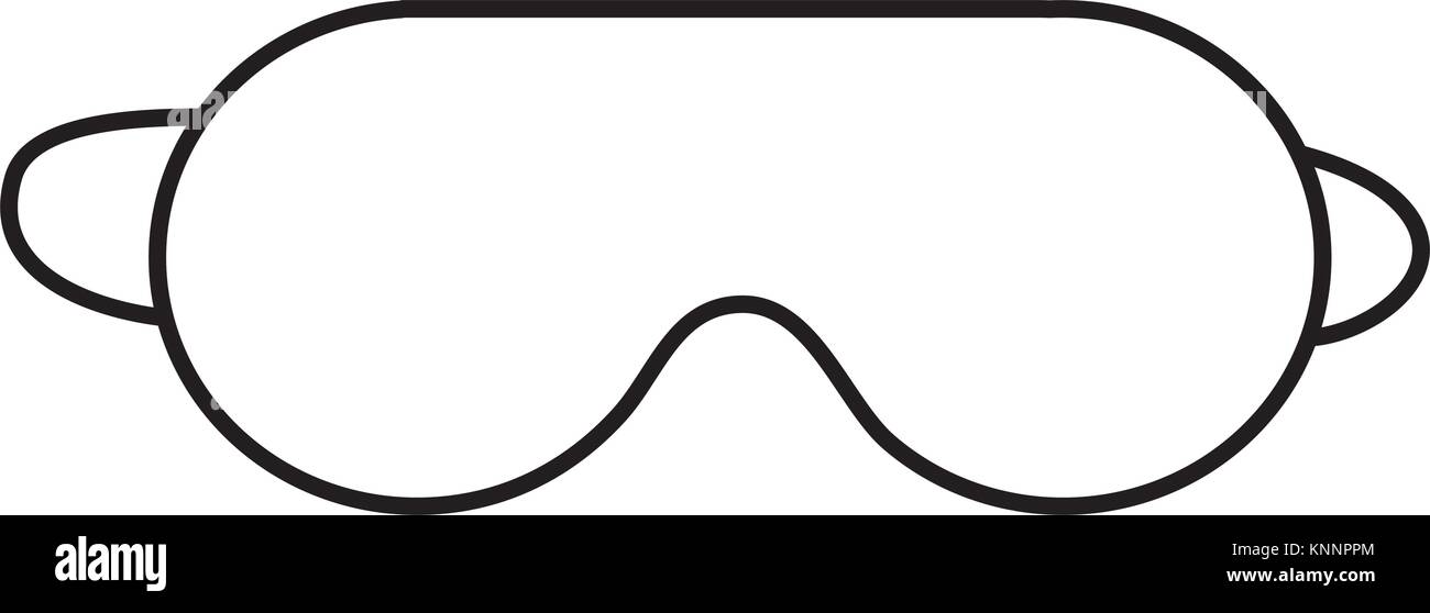 sleeping mask isolated icon vector illustration design Stock Vector ...