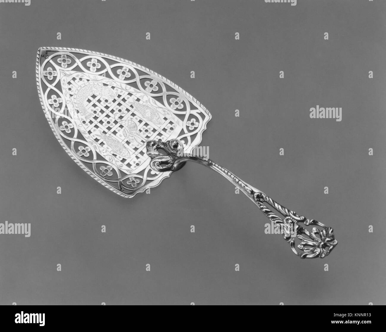 Fish slice tool Black and White Stock Photos & Images - Alamy