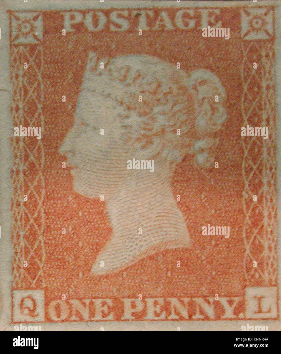 Penny red stamps hi-res stock photography and images - Alamy