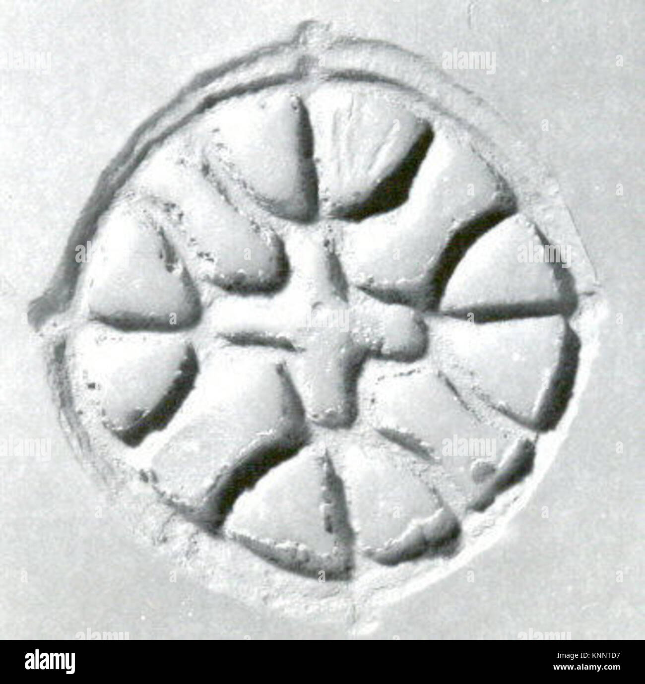 Compartmented stamp seal MET ss1987 96 28 327306 Stock Photo - Alamy