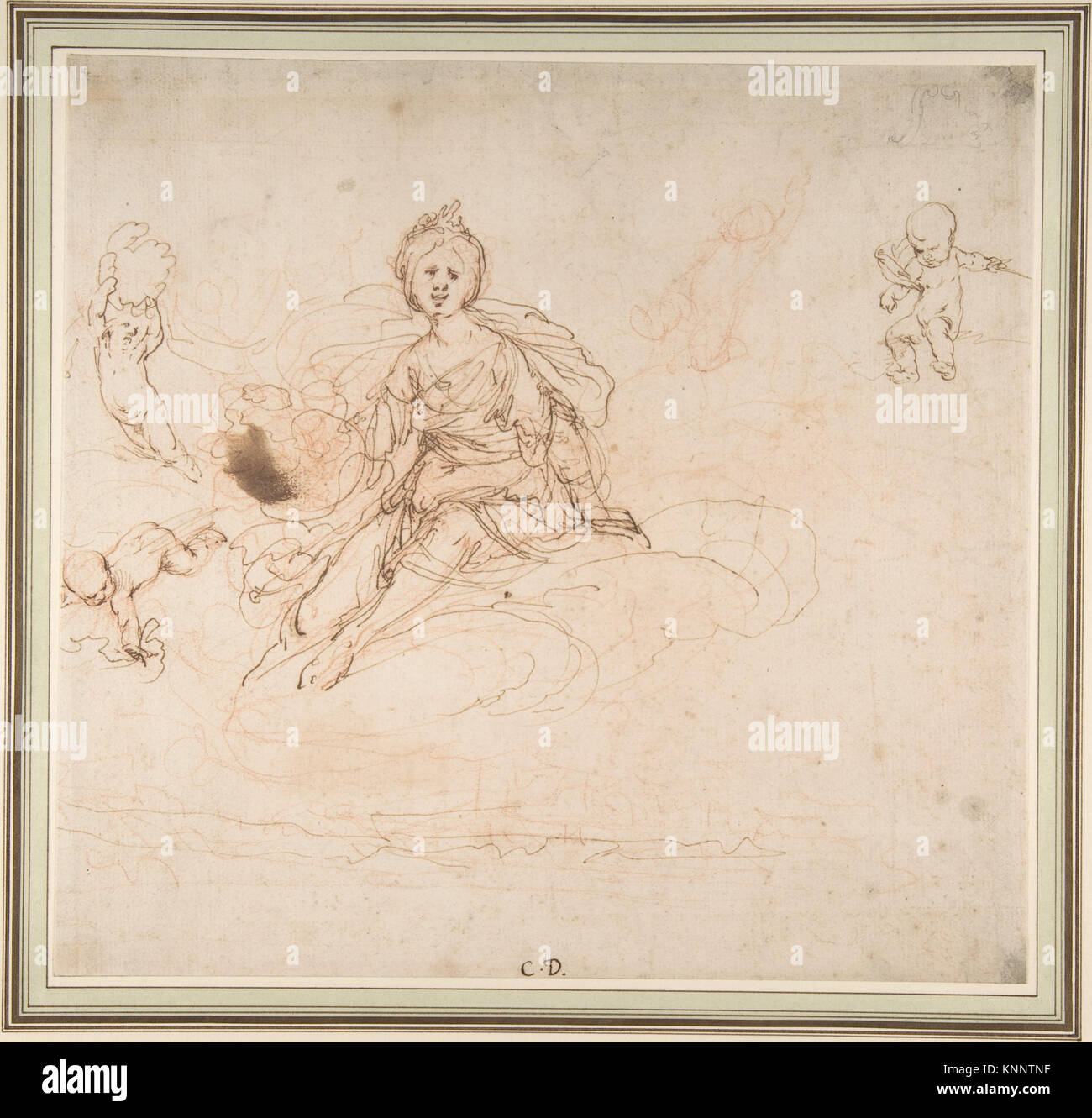 Allegorical Figure of Painting MET DP809313 338600 Stock Photo - Alamy