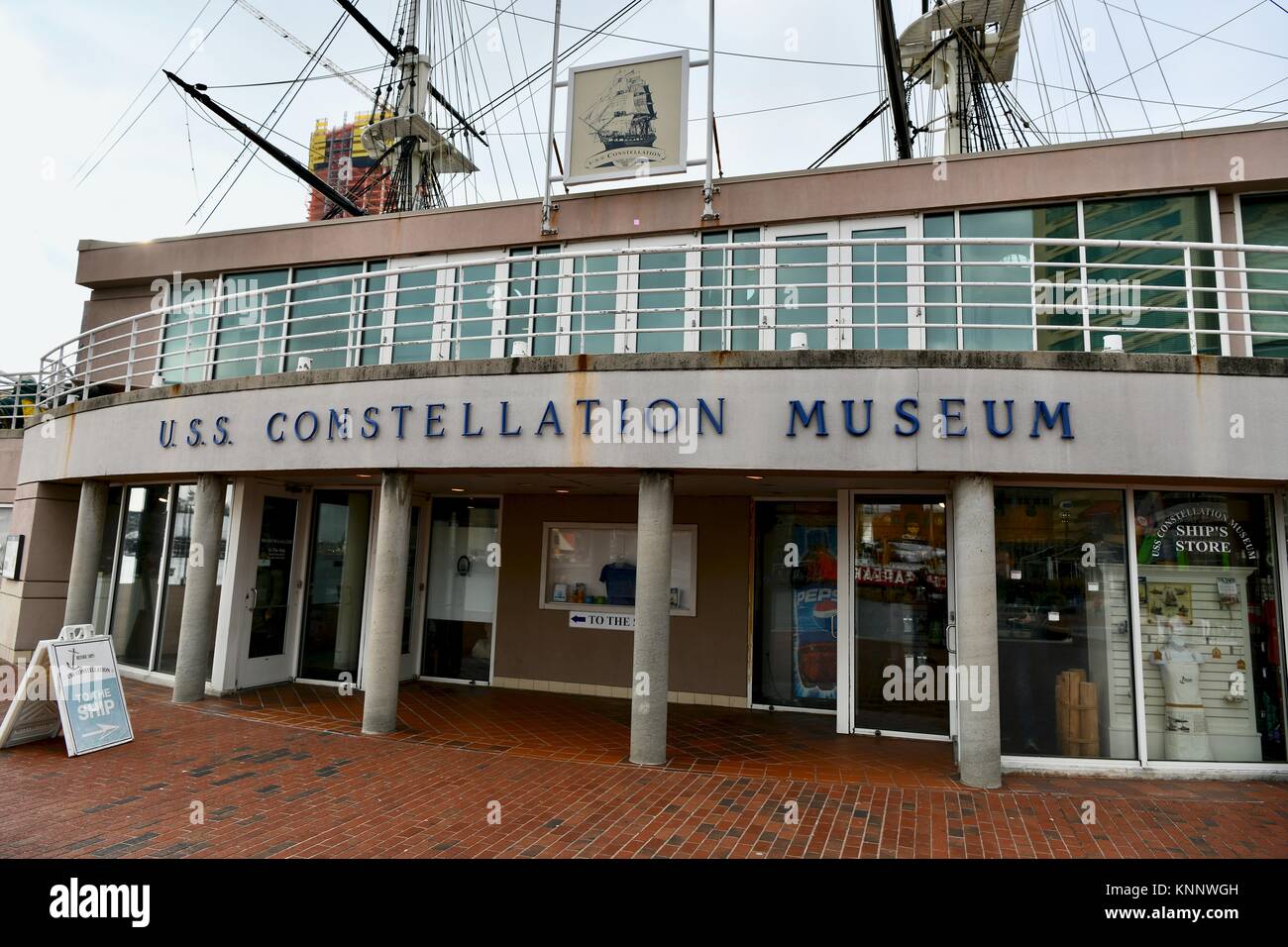 USS Constellation museum, Baltimore, MD, USA Stock Photo - Alamy