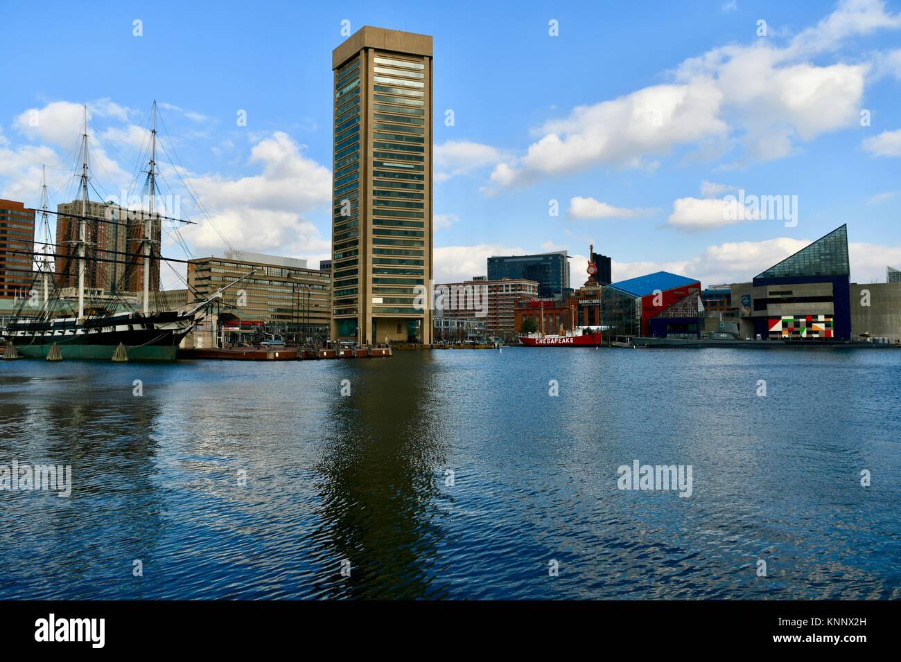 Baltimore inner harbor, Maryland, USA Stock Photo - Alamy