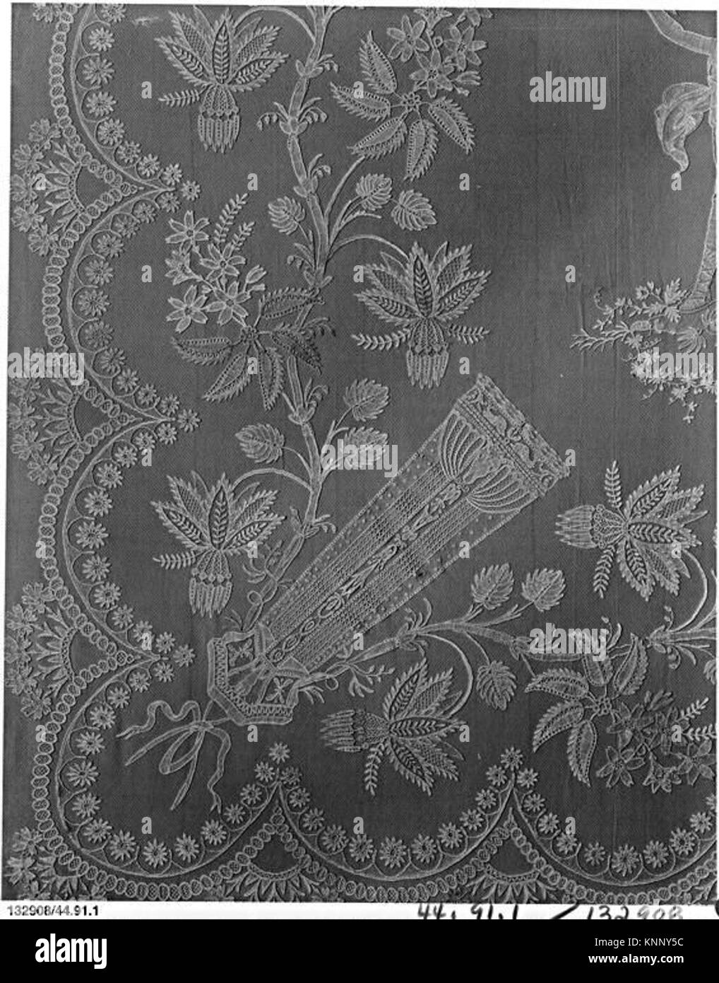 This coverlet illustration features a historical book cover with ...