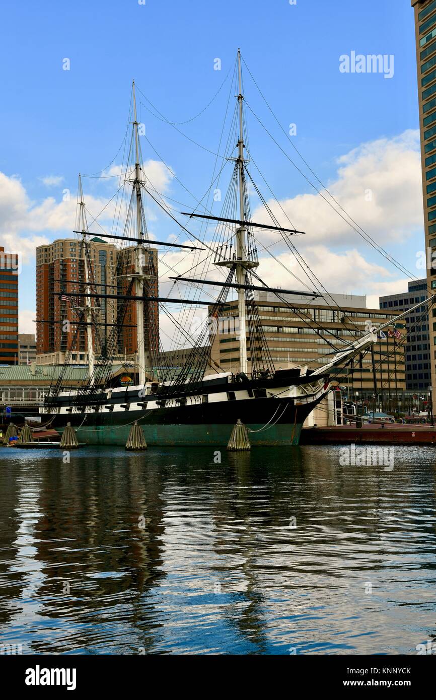 USS Constellation Navy warship, Baltimore, MD, USA Stock Photo - Alamy