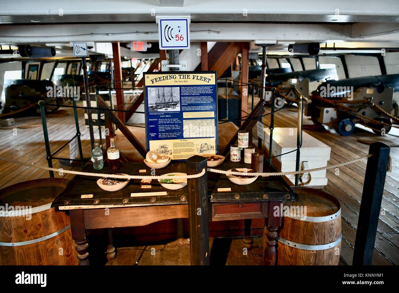 Historic USS Constellation navy ship, Baltimore, MD, USA Stock Photo ...