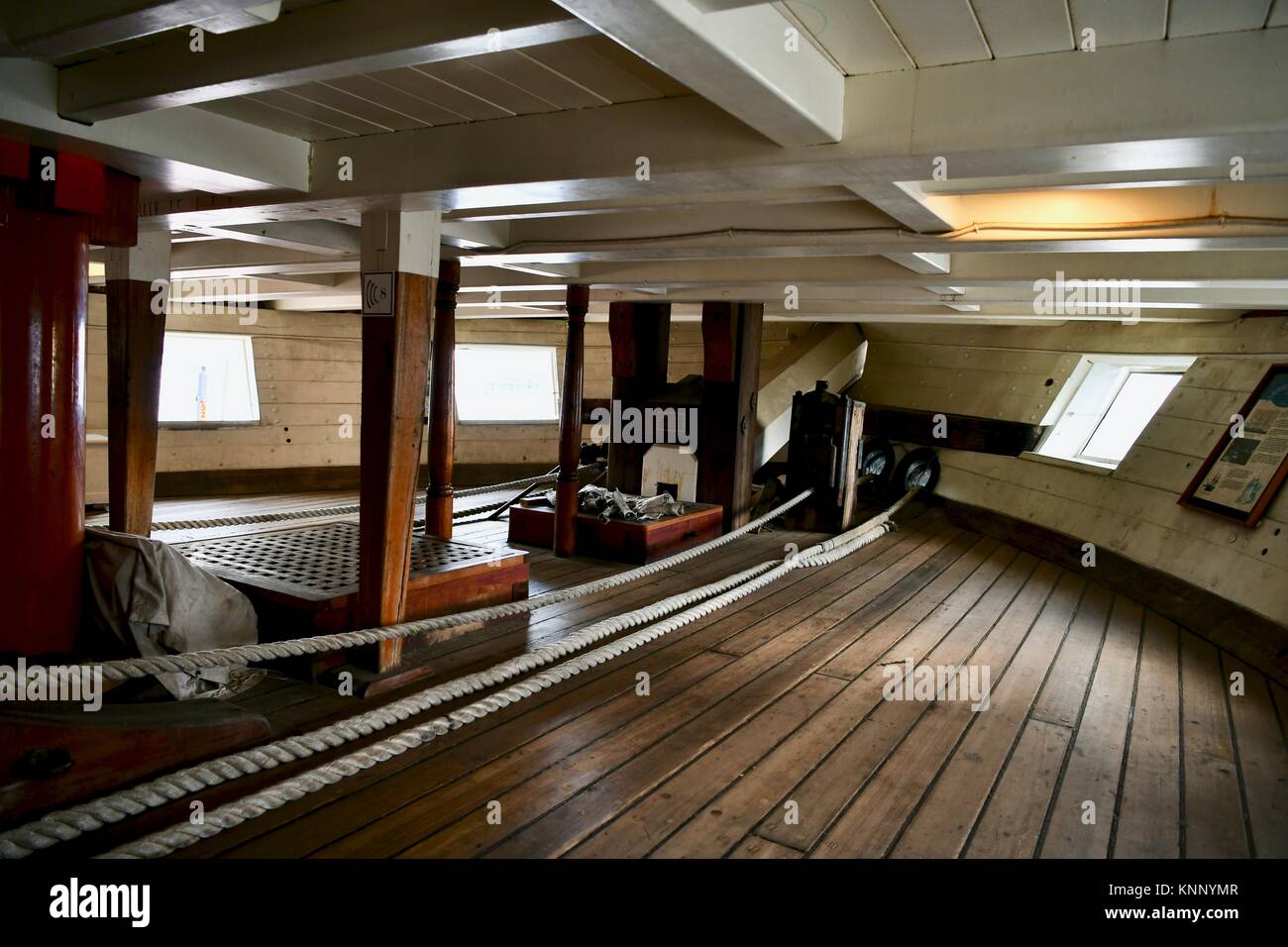 Historic USS Constellation navy ship, Baltimore, MD, USA Stock Photo ...