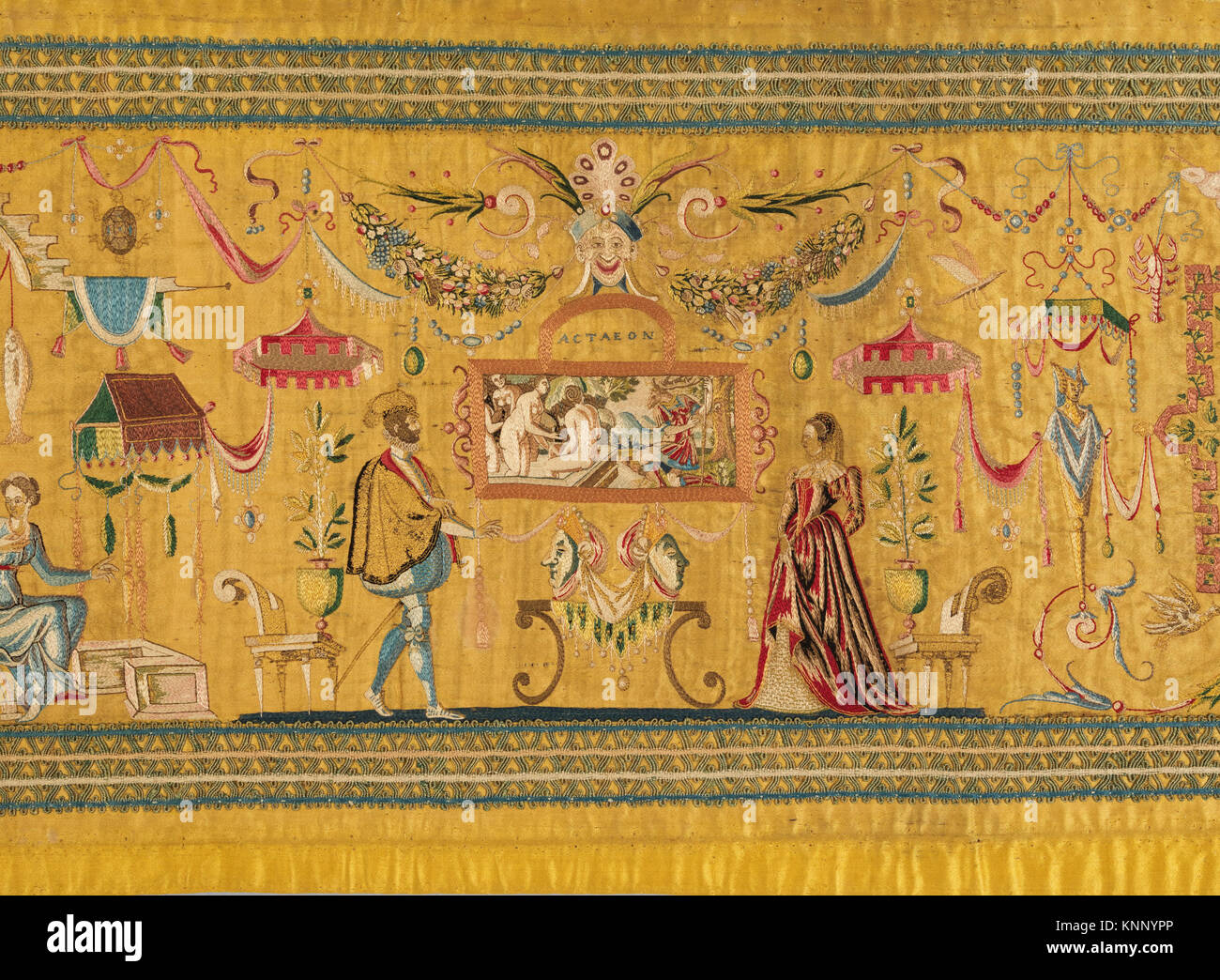 Textile panel from MET DP350311 227890 featuring Grotesque embroidery ...