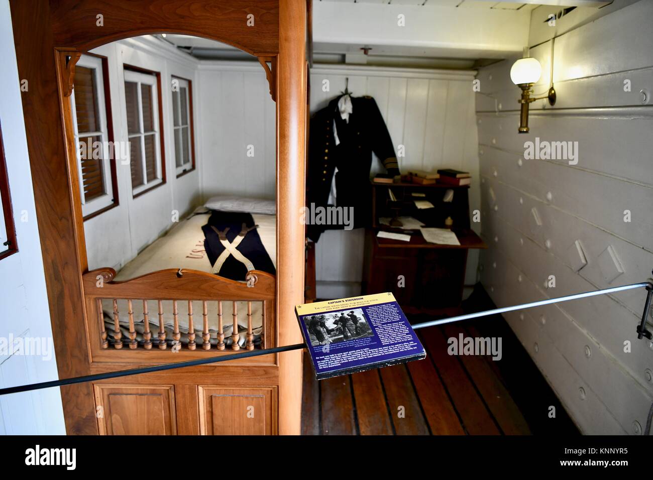 Historic USS Constellation navy ship, Baltimore, MD, USA Stock Photo ...