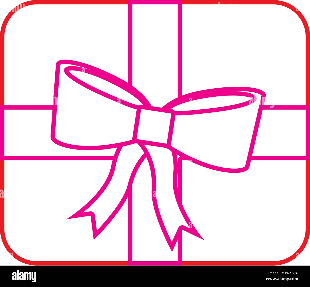 Present wrapping top view Stock Vector Images - Alamy