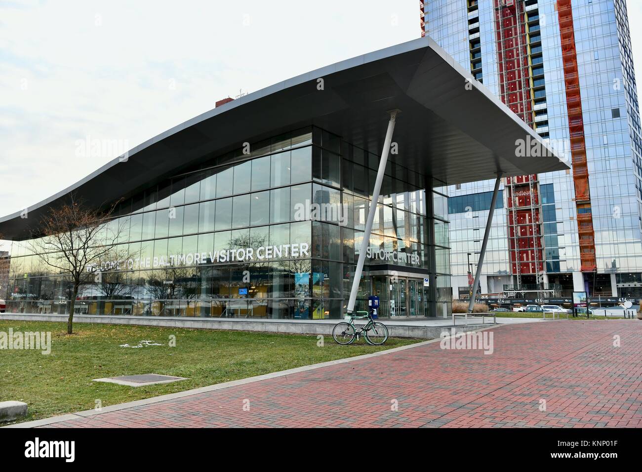 Baltimore Visitor Center, Baltimore, MD, USA Stock Photo - Alamy