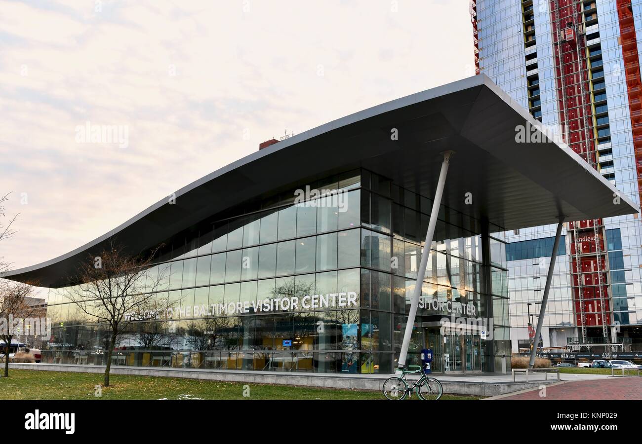 Baltimore Visitor Center, Baltimore, MD, USA Stock Photo - Alamy