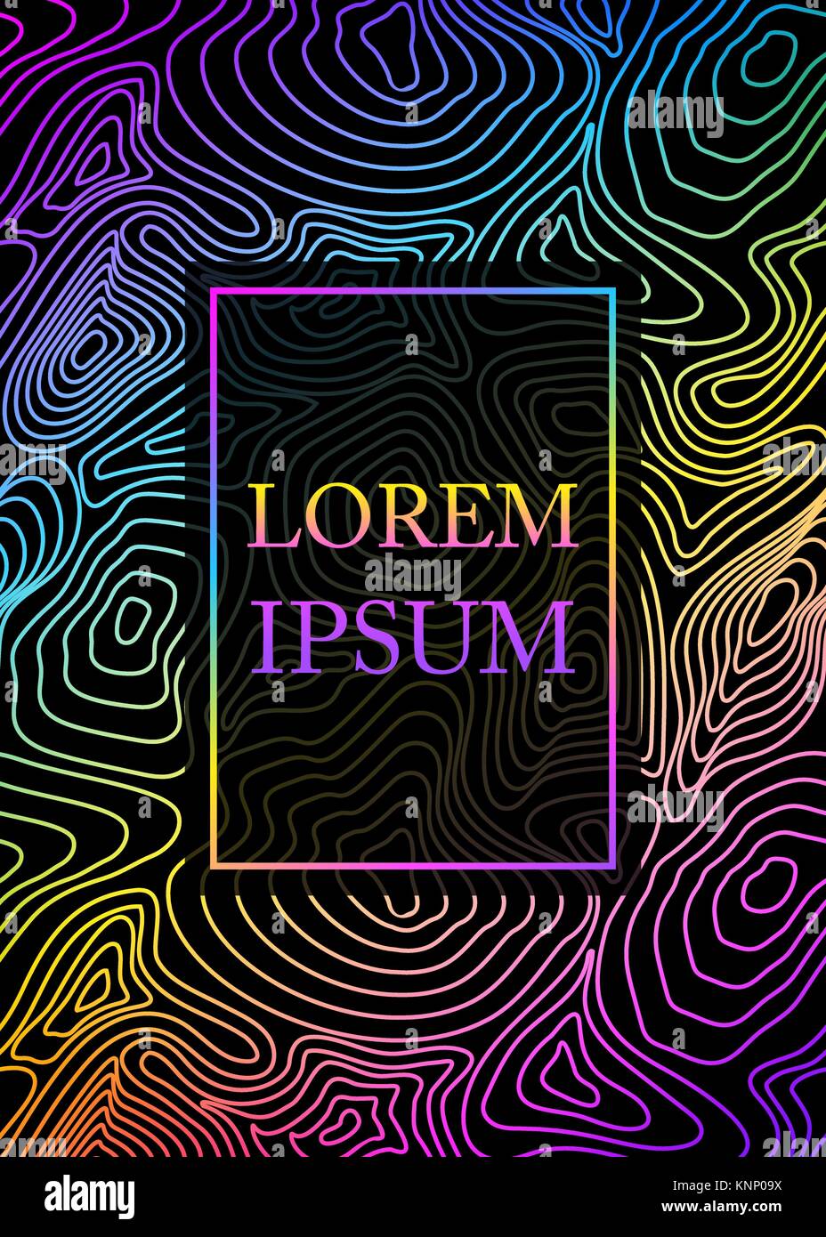 Modern background with colorful abstract lines.Vector illustration ...