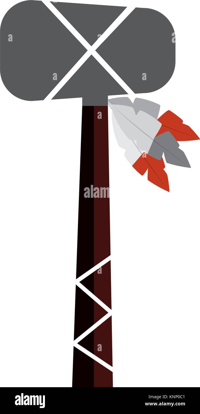 tomahawk native american indian weapon Stock Vector Image & Art - Alamy