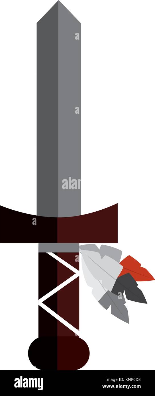 sword native american indian weapon Stock Vector Image & Art - Alamy