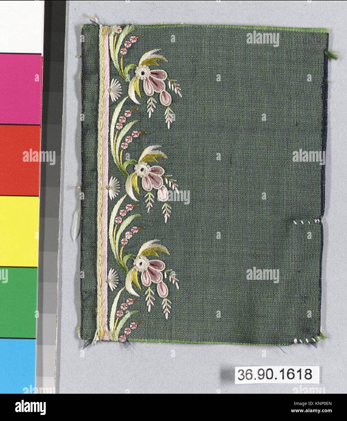 Embroidery sample for a man’s suit or waistcoat MET DP1994 224706 Stock ...