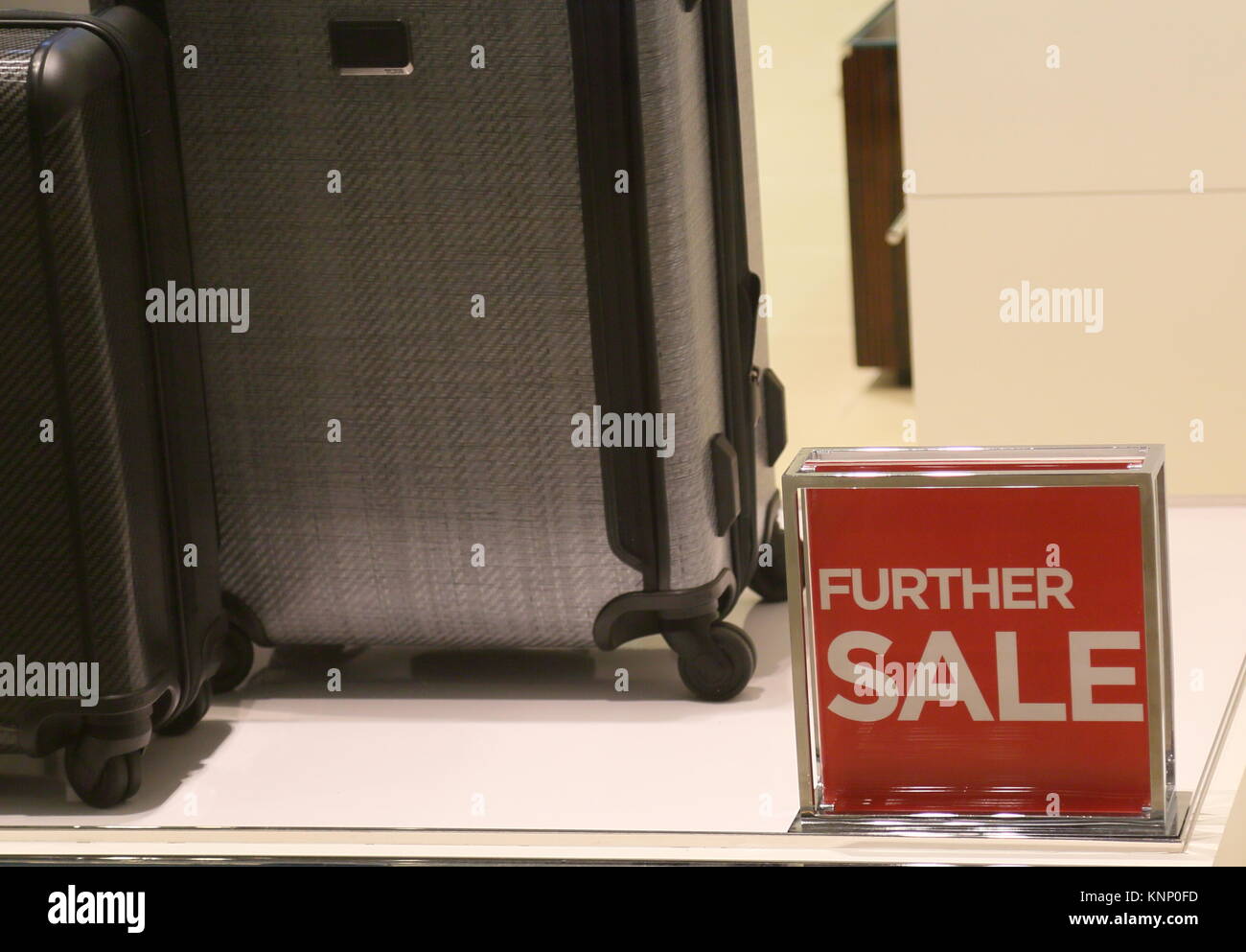 sale sign on shop display Stock Photo - Alamy