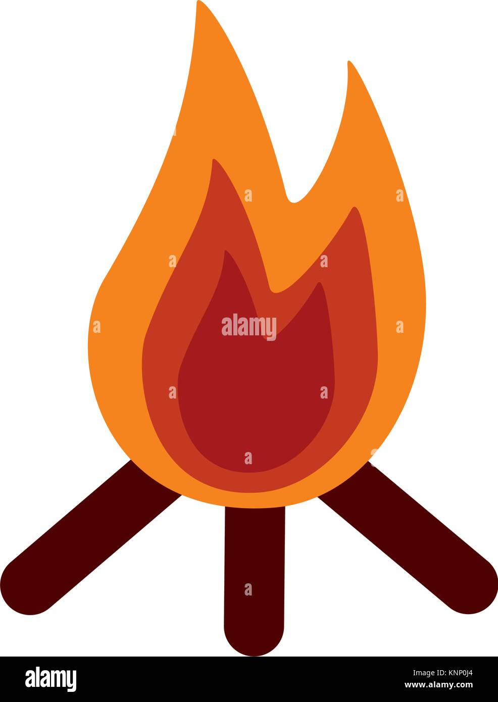 Burnt log Stock Vector Images - Alamy