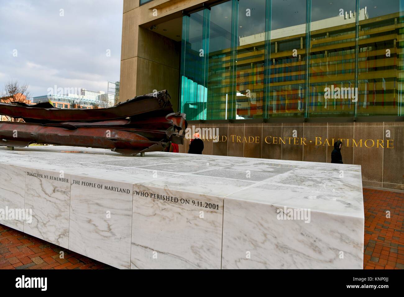 World trade center of Baltimore memorial, MD, USA Stock Photo - Alamy