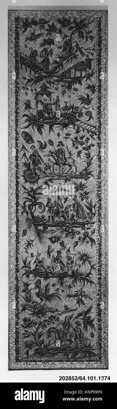 Embroidered panel with chinoiserie scenes MET 202852 229067 Stock Photo ...