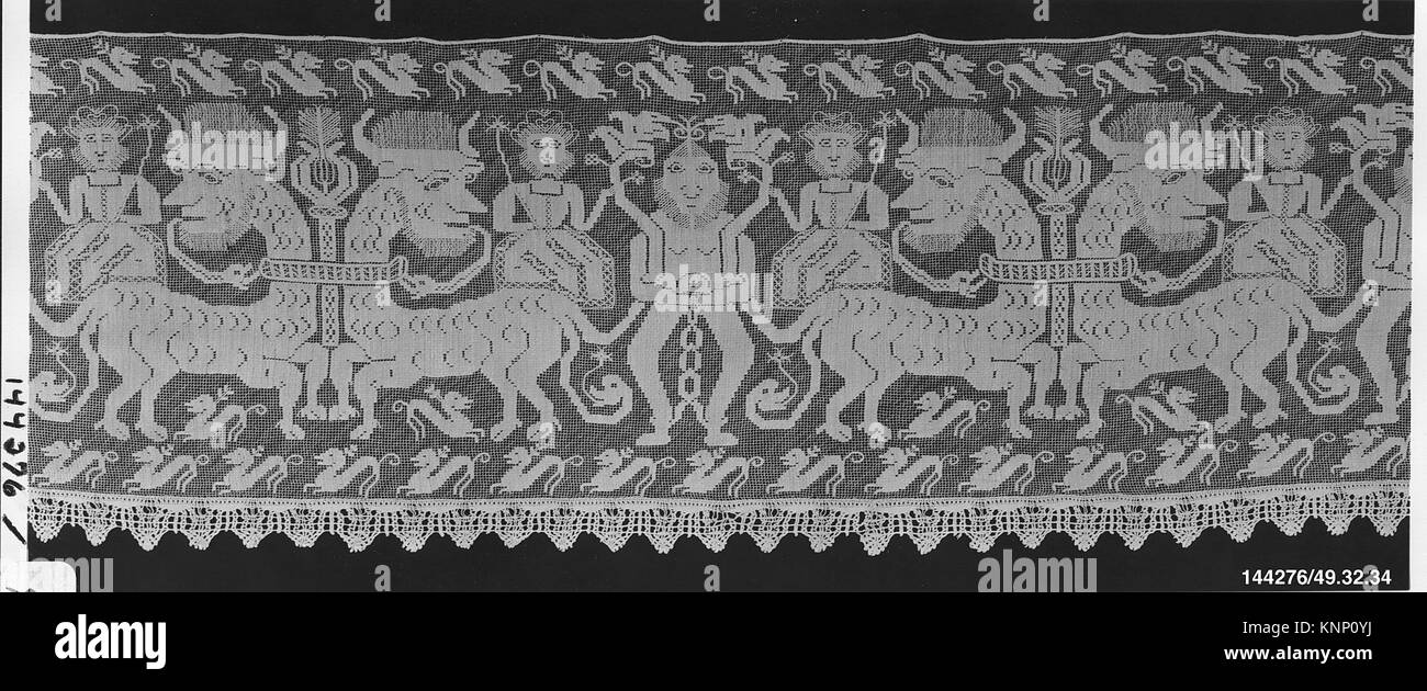 This altar frontal, MET 144276, is a historical liturgical textile ...