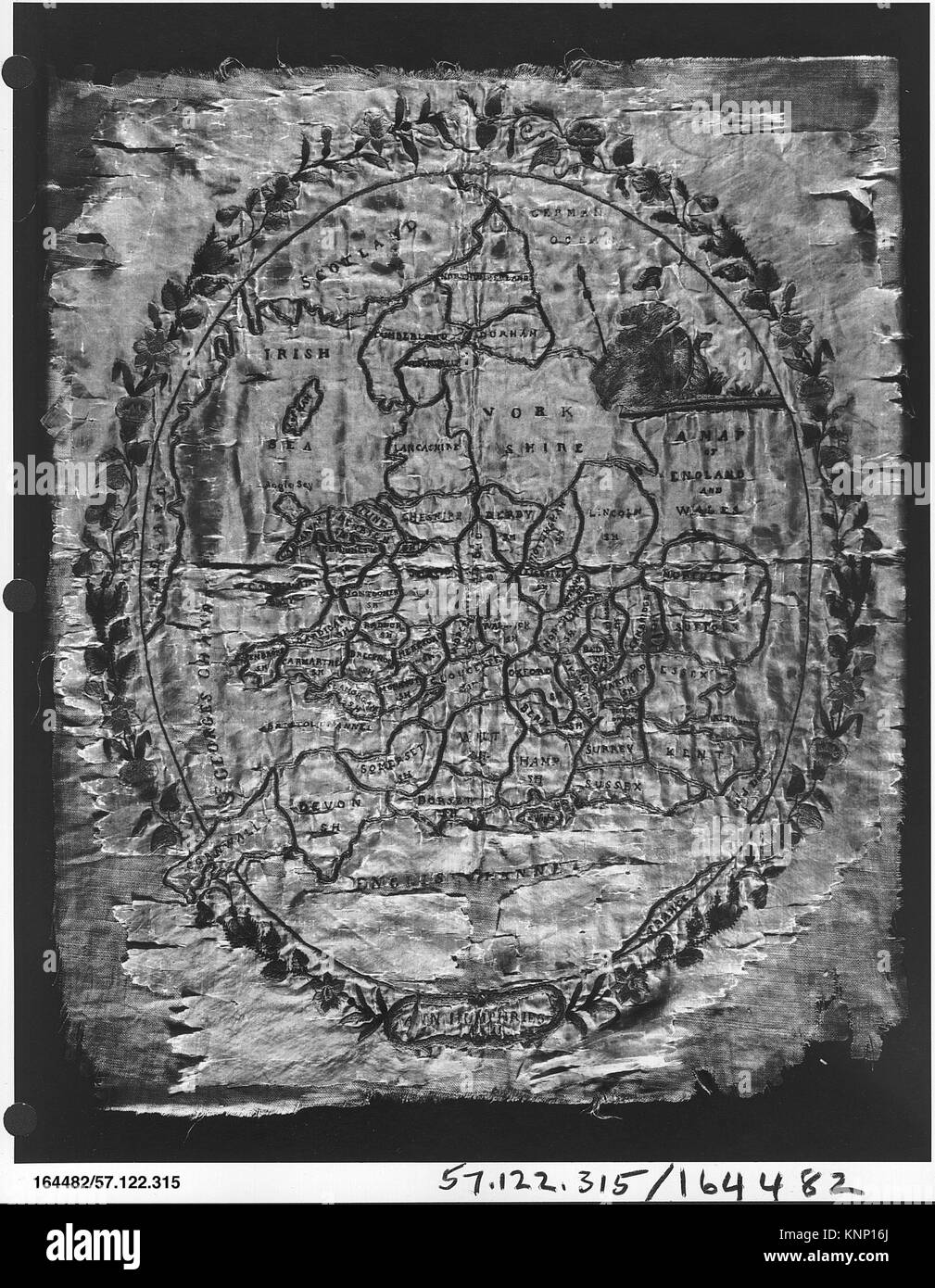 Map sampler Black and White Stock Photos & Images - Alamy