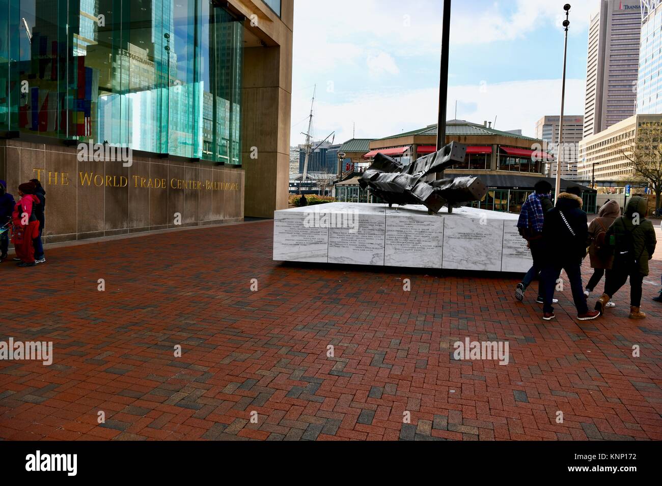 World trade center of Baltimore memorial, MD, USA Stock Photo - Alamy