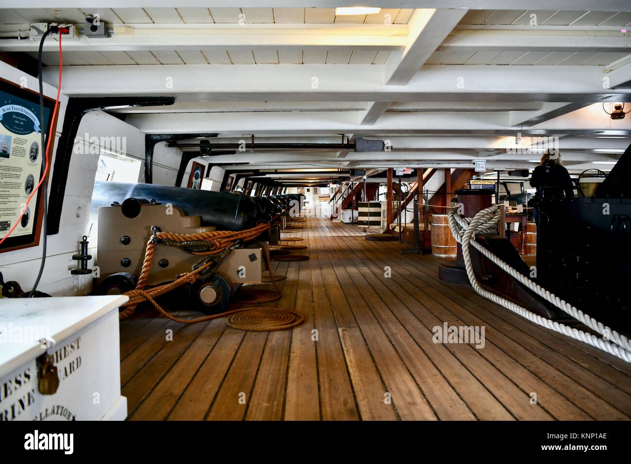 Historic USS Constellation navy ship, Baltimore, MD, USA Stock Photo ...