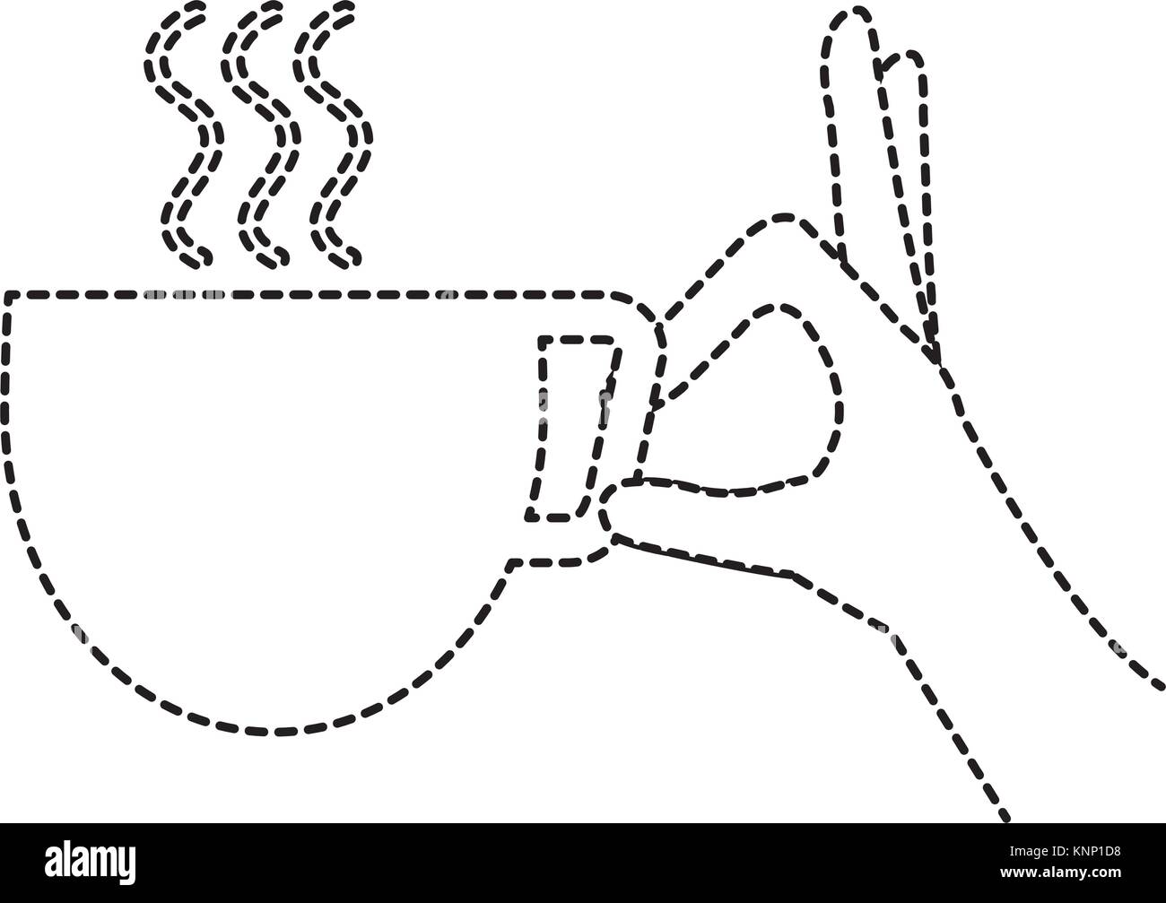 hand with coffee cup isolated icon vector illustration design Stock ...