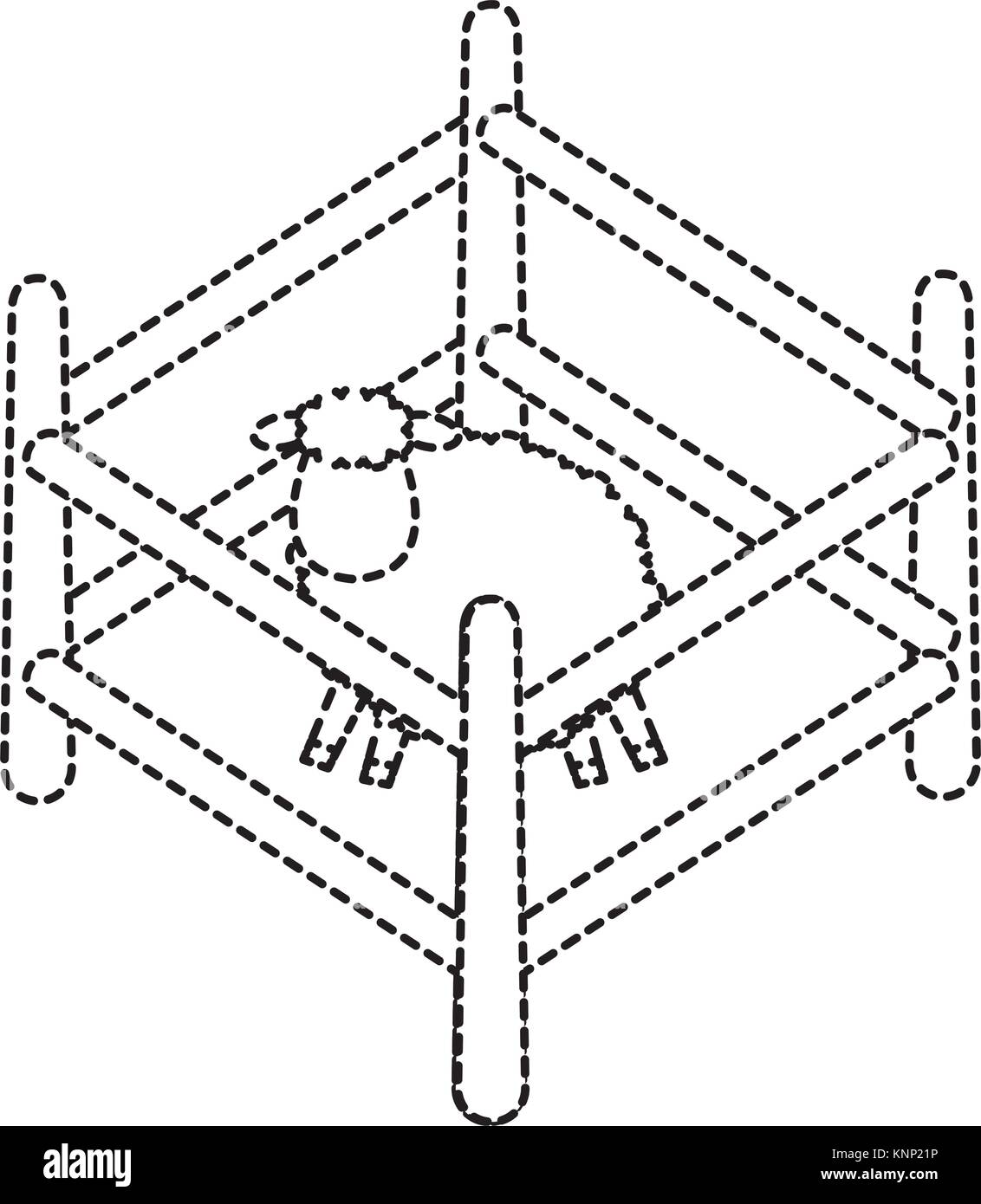 cute sheep in fence character icon vector illustration design Stock ...
