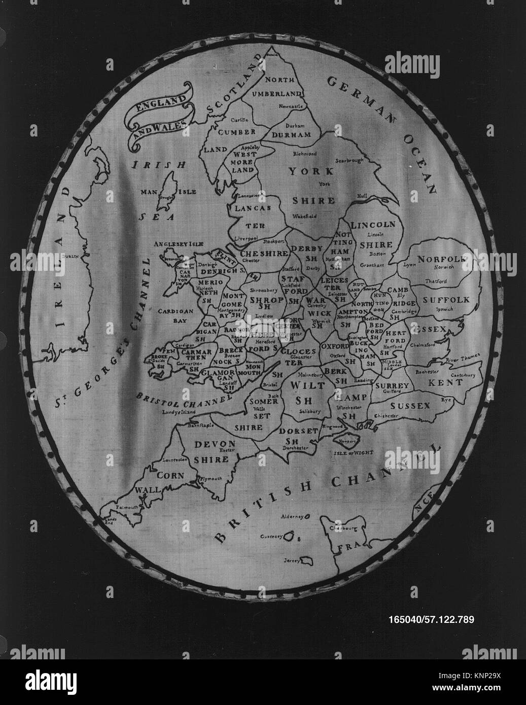 Embroidered map sampler MET 165040 Embroidered map sampler MET 165040 / ...