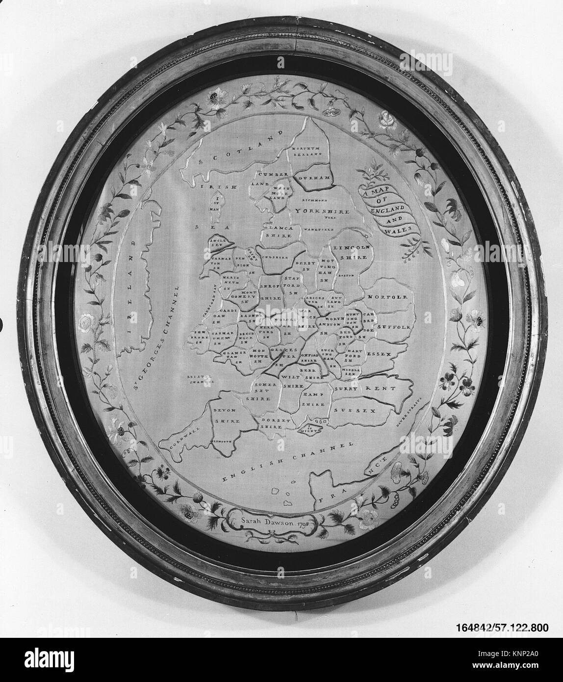 Embroidered map sampler MET 164842 Embroidered map sampler MET 164842 / ...