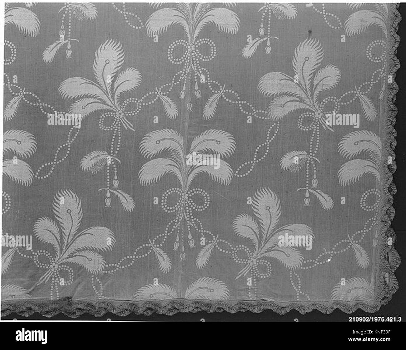 A historic coverlet from The Met's collection, featuring textile design ...