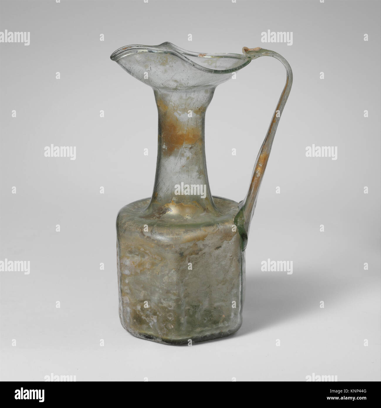 Glass hexagonal jug with Jewish symbols MET DP108769 239725 Stock Photo ...
