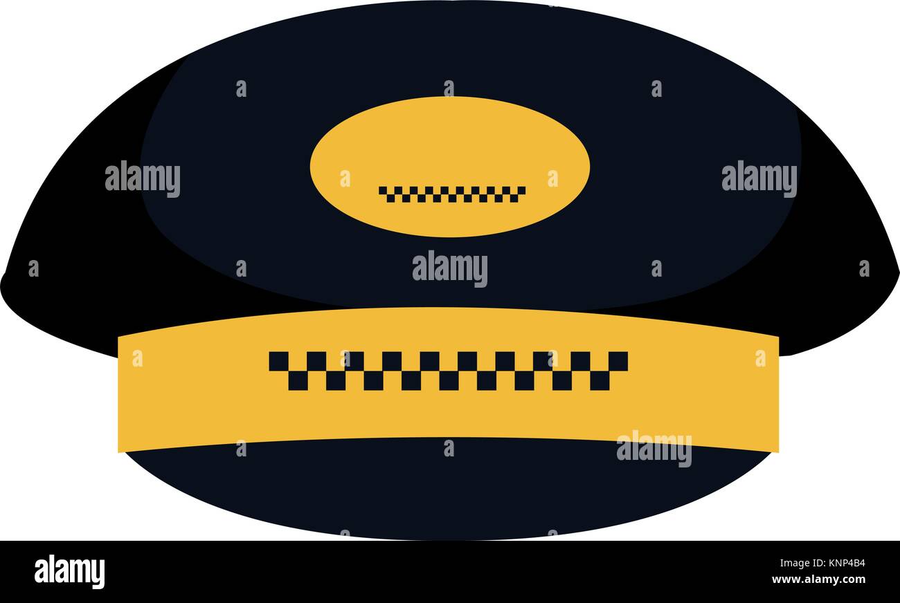 taxi driver cap icon vector illustration design Stock Vector Image ...