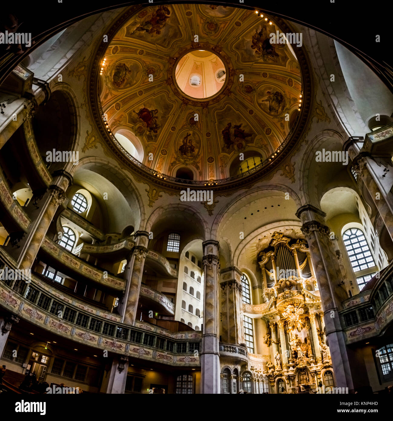 Frauenkirche dresden interior hi-res stock photography and images - Alamy