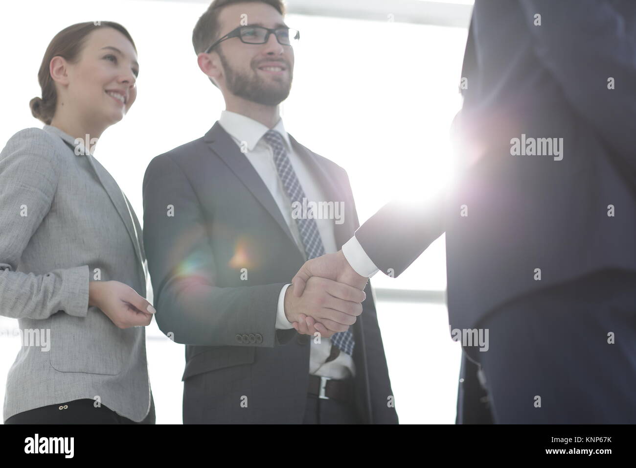 image of handshake of business partners Stock Photo - Alamy