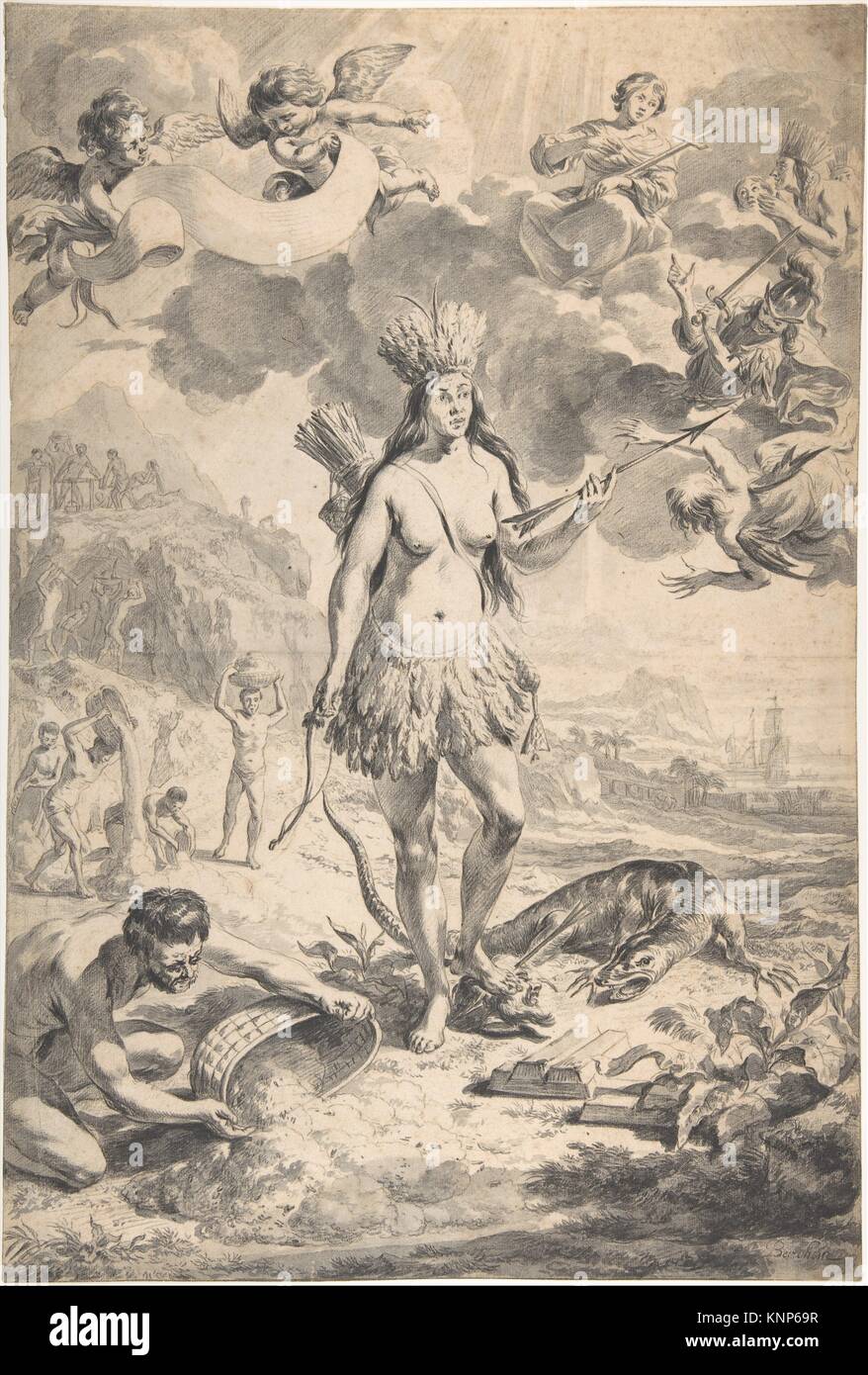 Allegory of america hi-res stock photography and images - Alamy