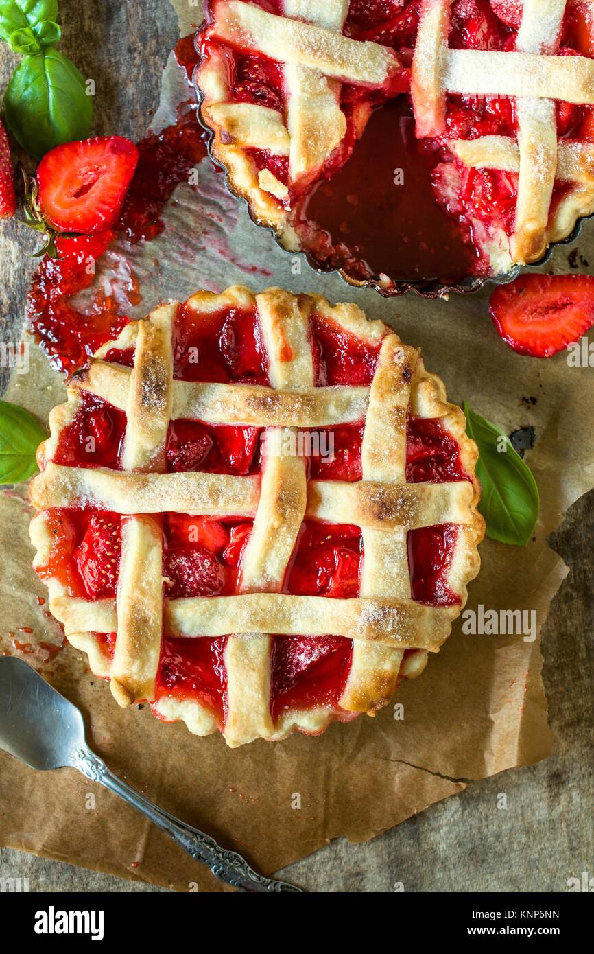 Baked tart cake Stock Photo - Alamy