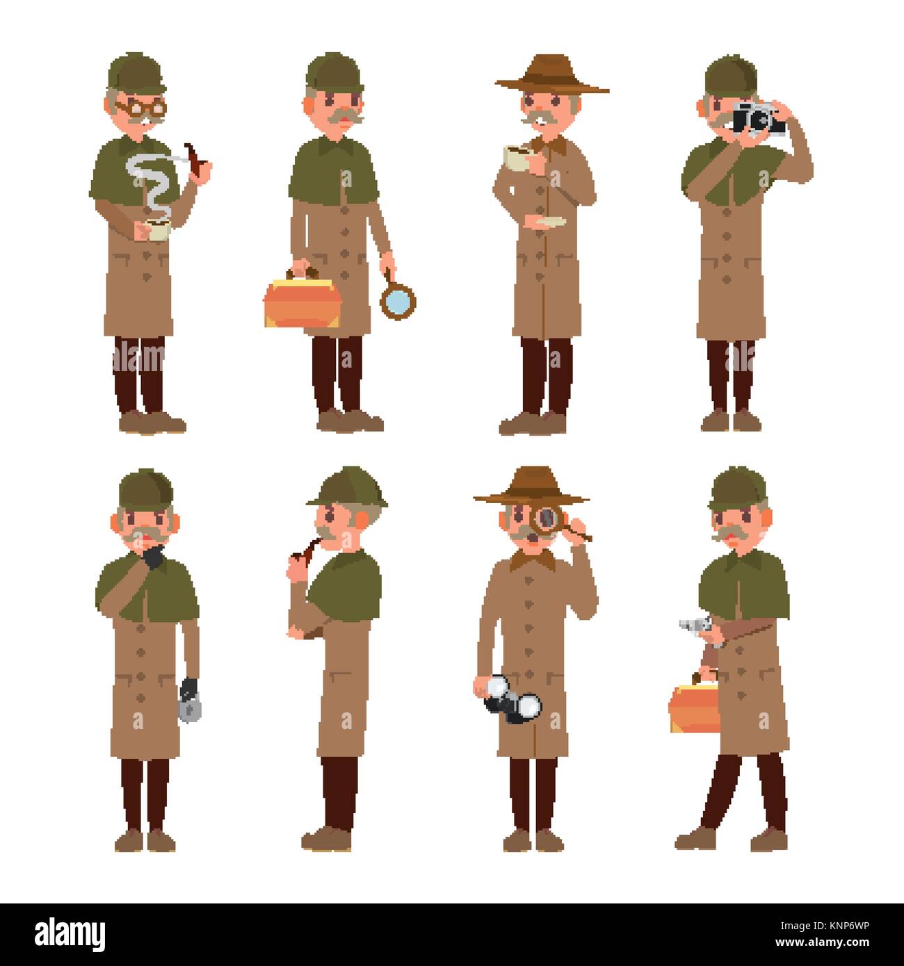 Detective Vector. Professional Vintage Tec, Snoop, Shamus, Spotter Man ...