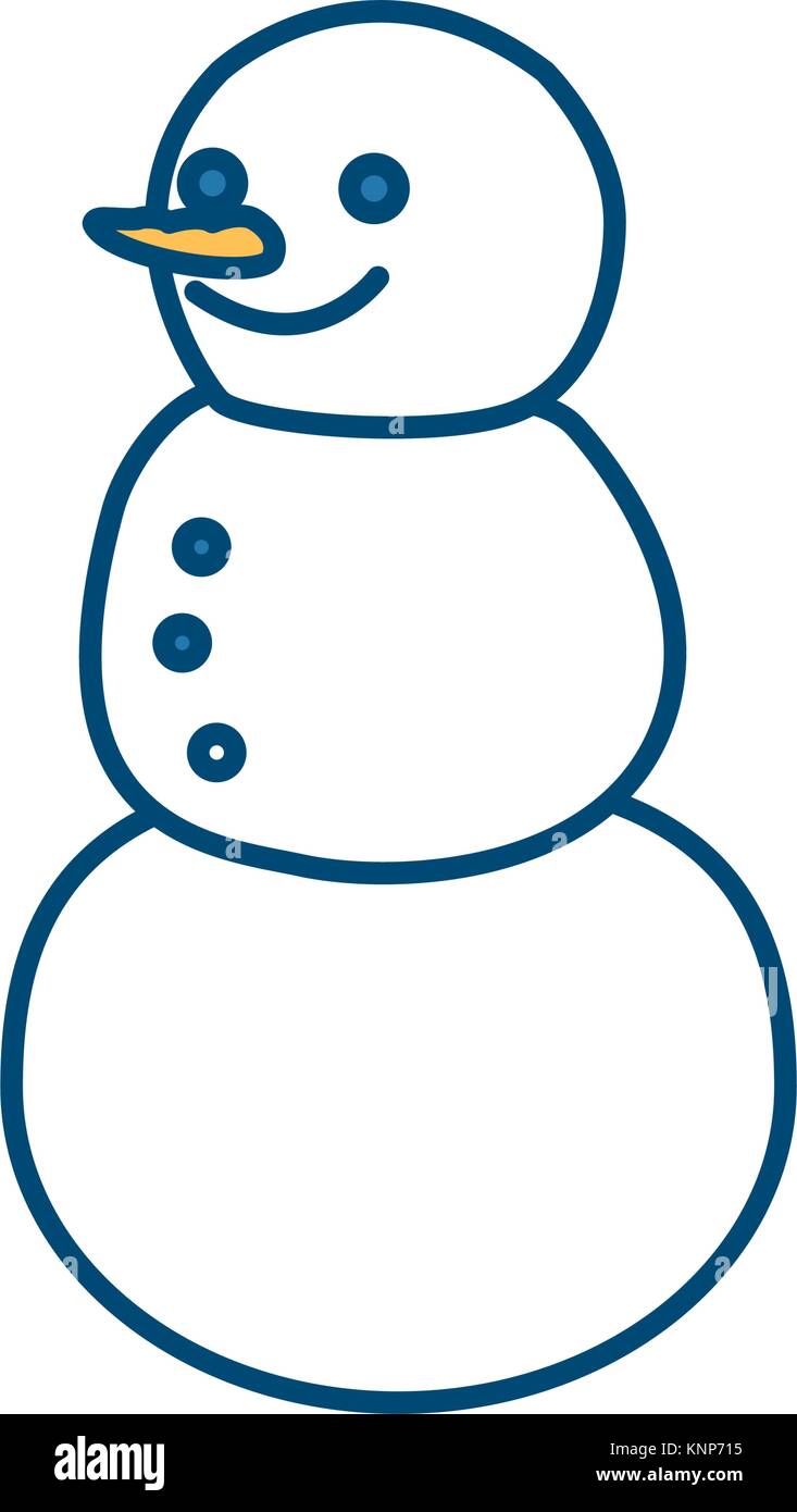 Snowman winter cartoon Stock Vector Image & Art - Alamy