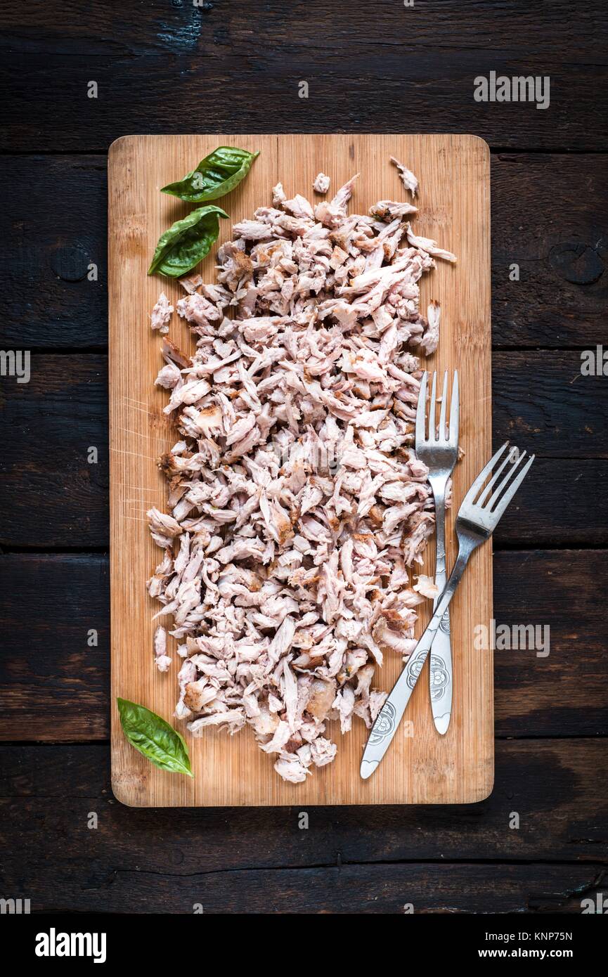 Chopped pork meat Stock Photo - Alamy
