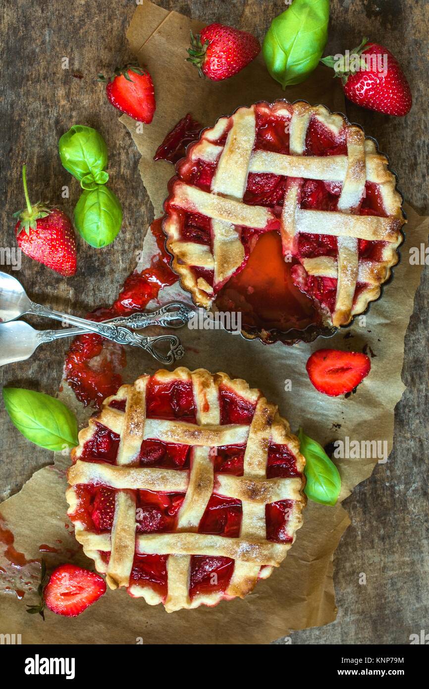 Couple of tart cakes Stock Photo - Alamy