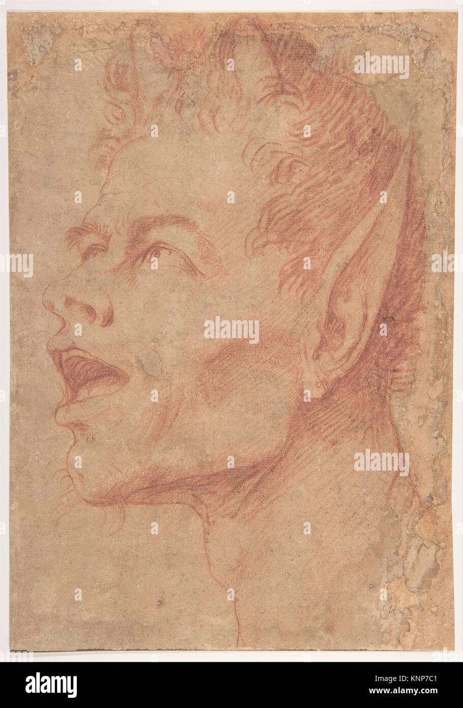 Head of a Satyr Facing Left. Artist: Jusepe de Ribera (called Lo ...