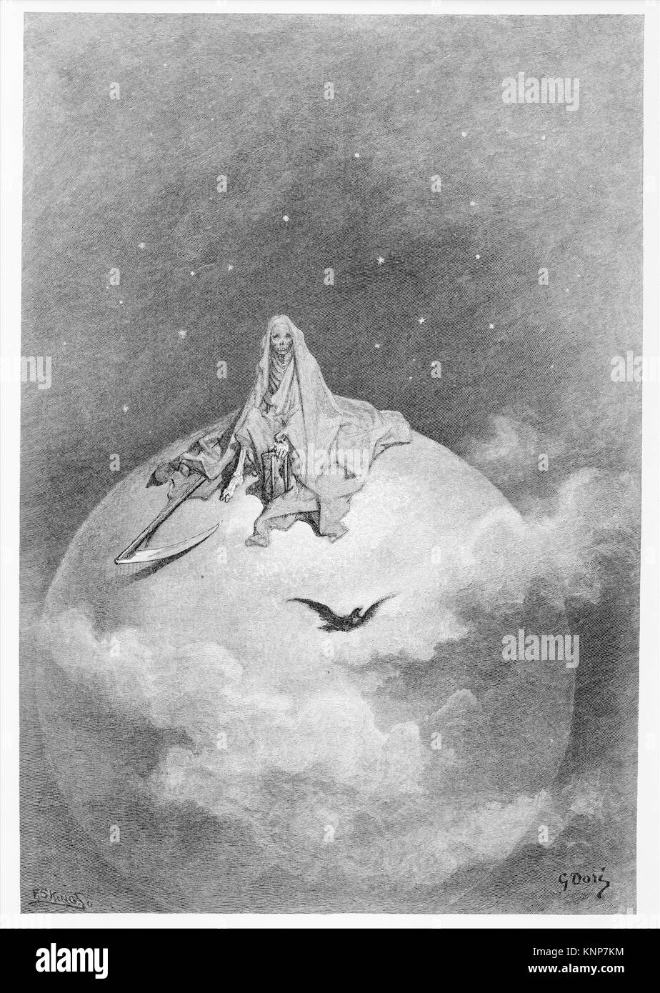 Gustave dore raven Black and White Stock Photos & Images - Alamy