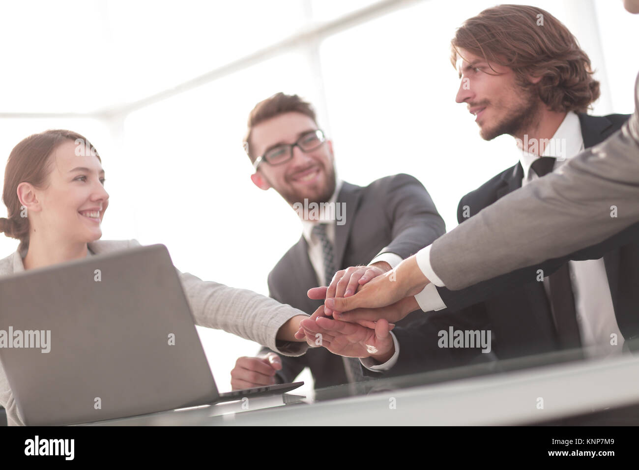 Successful entrepreneurs working in a team Stock Photo - Alamy