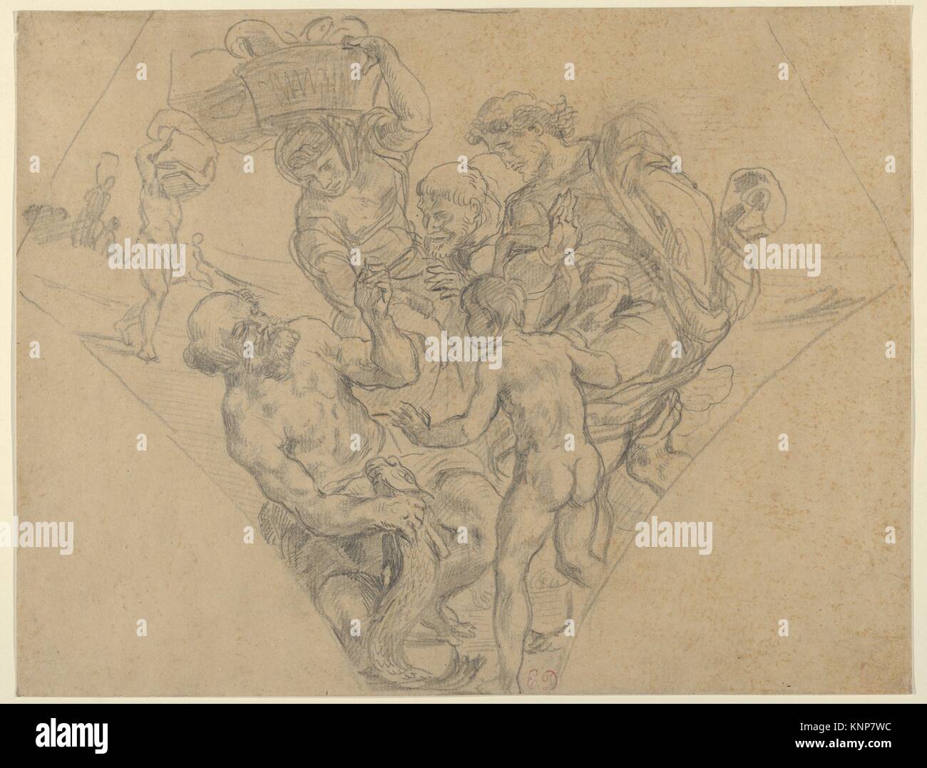 Drawing by eugene delacroix 1798 1863 hi-res stock photography and ...